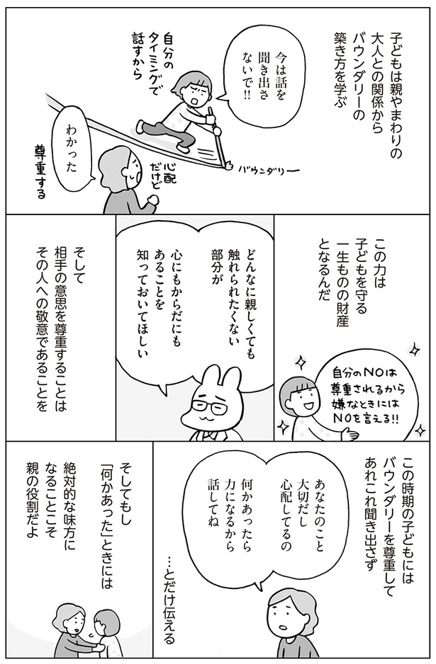 家族でも無理に聞き出すのは良くない!「バウンダリー」を知ろう!/おうち性教育はじめます 思春期と家族編第7回22|ウォーカープラス